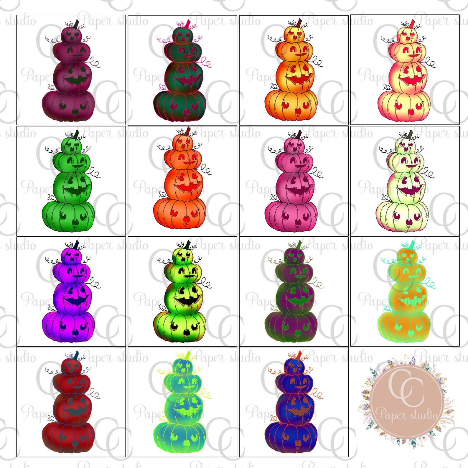 Pumpkin Sublimation Pumpkin Illustration Fall Pumpkin Stack - Etsy