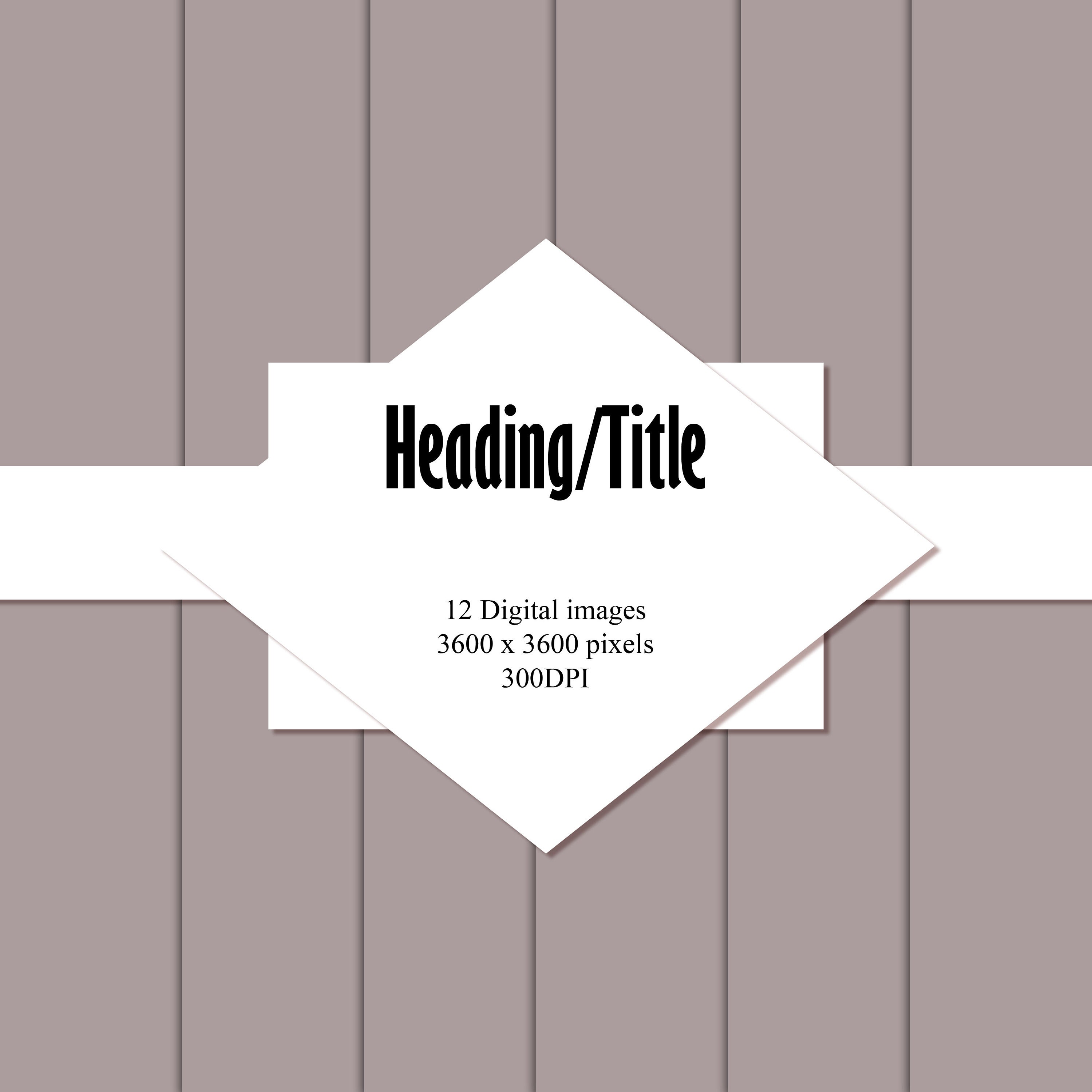 12 Panel Scrapbook Paper Mock up Template, 12 Digital Paper Mock up ...