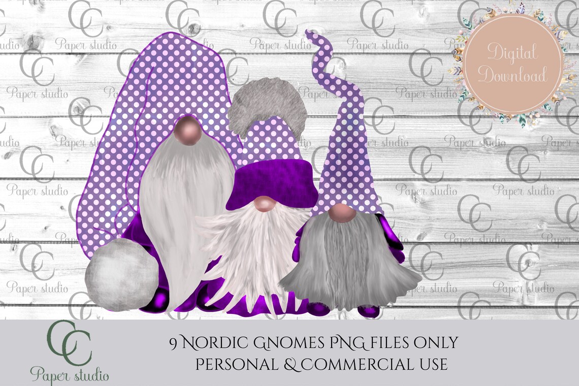 Tomte Gnome Clipart Scandinavian Valentines Gnome - Etsy