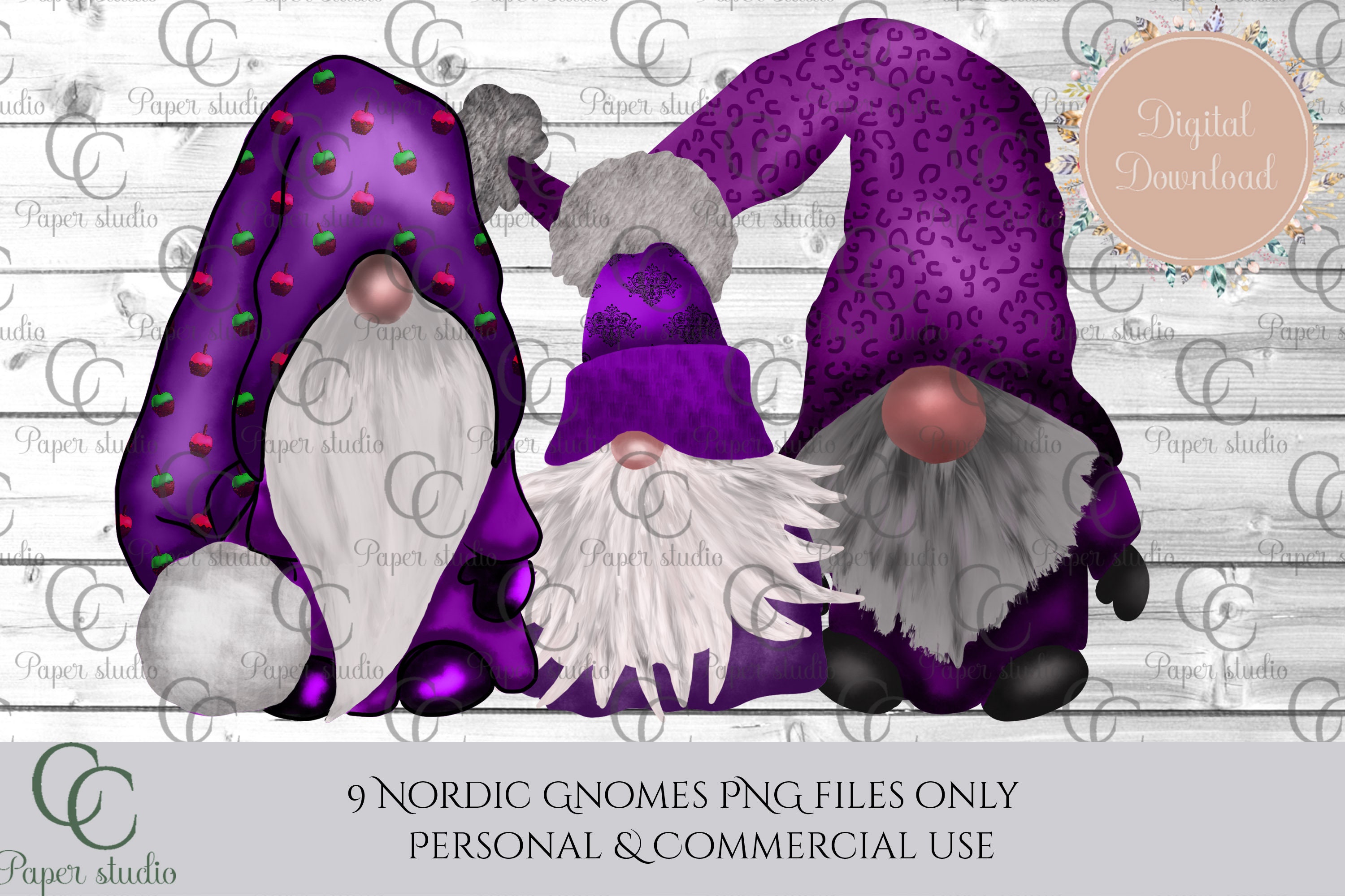 Tomte Gnome Clipart Scandinavian Halloween Gnome - Etsy