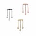 14k Gold Triple Crystal Floating Helix Earring Top & Barbell ...