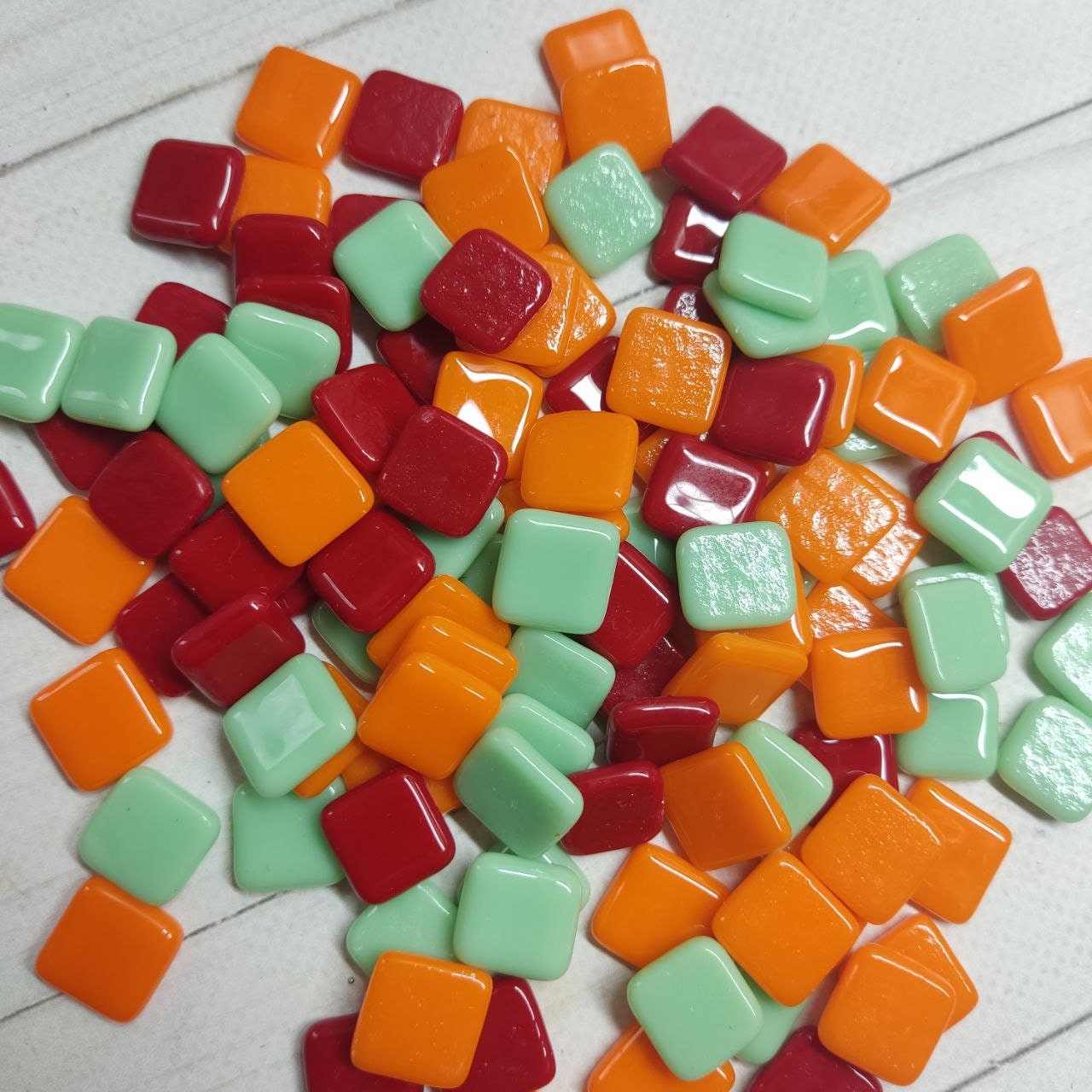 Stained Glass Mosaic Tile Mosaic Cut Glass Glass Tile Small - Etsy