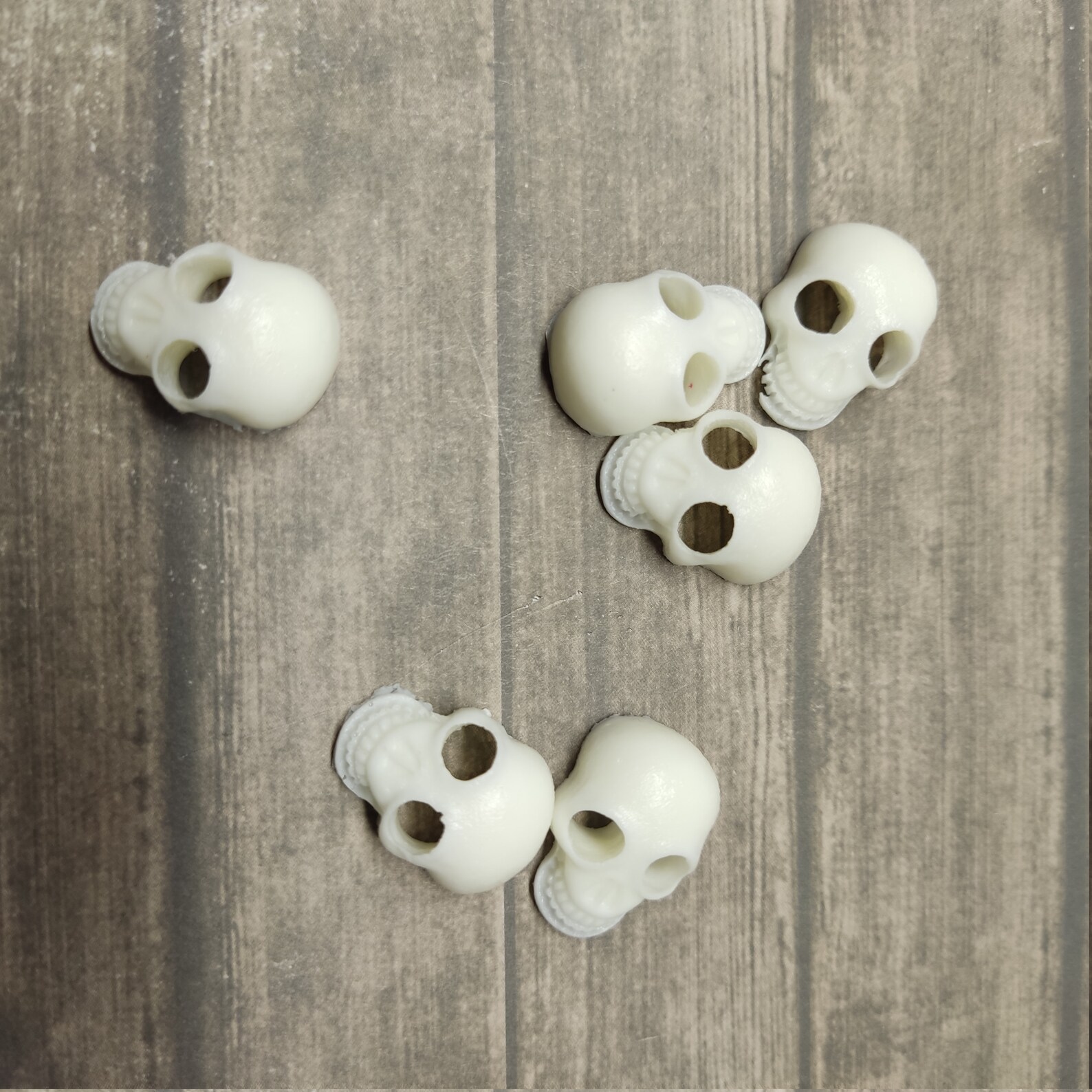 Plastic Decor Skull, Miniature Skull, Skull Token, Small Figure, Human ...