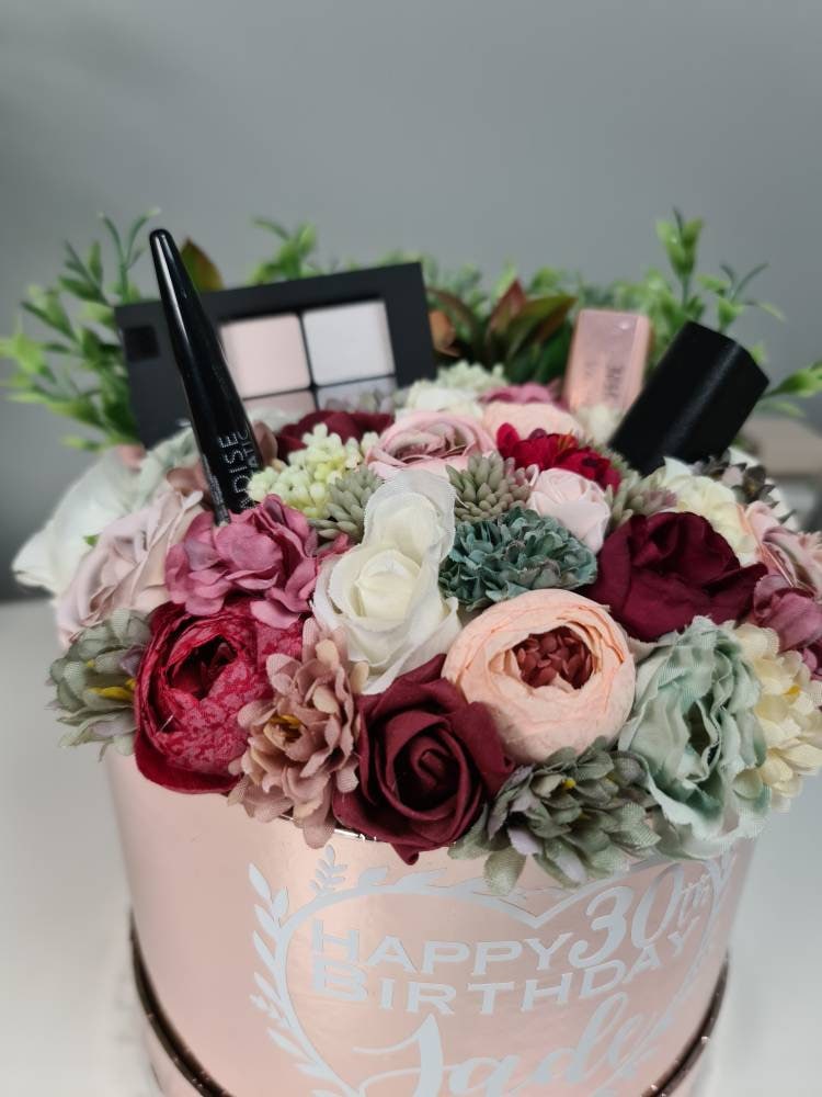 Personalised Makeup Bouquet Makeup Gift Set 21st Birthday - Etsy UK
