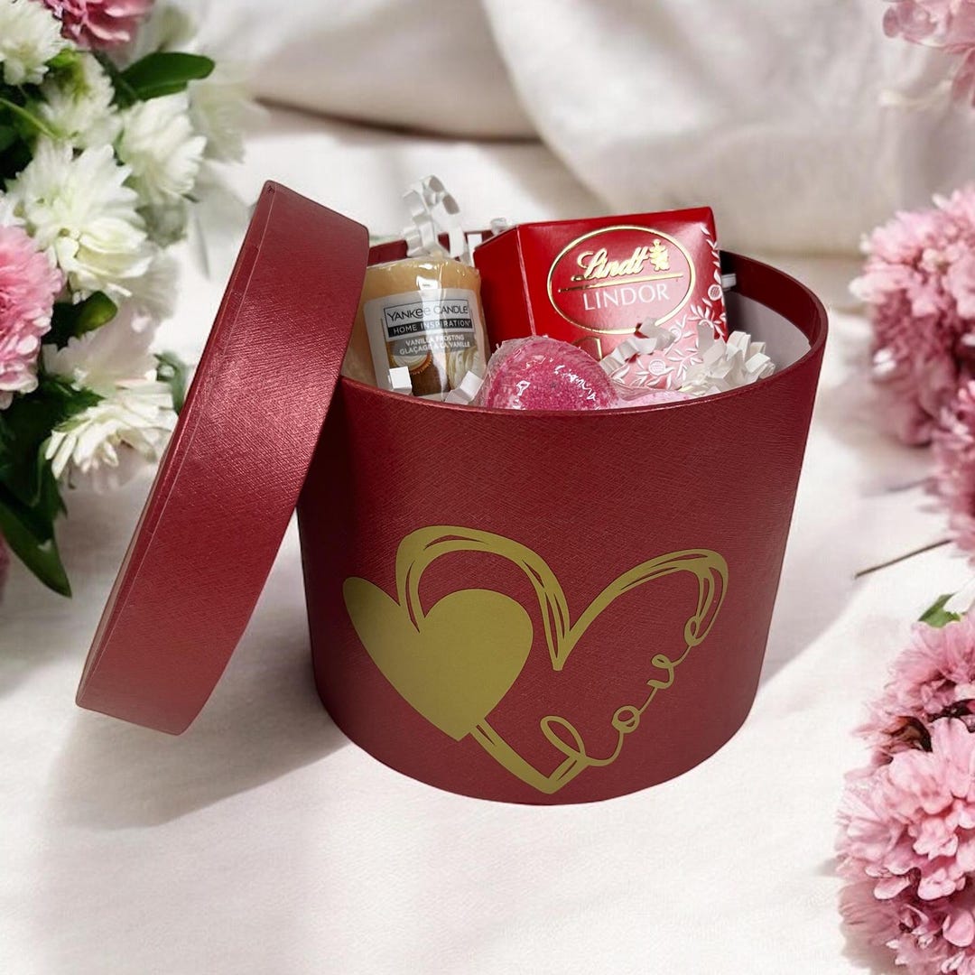 Personalised Pamper Box: Luxury Gift Hamper With Candle & Chocolates - Etsy