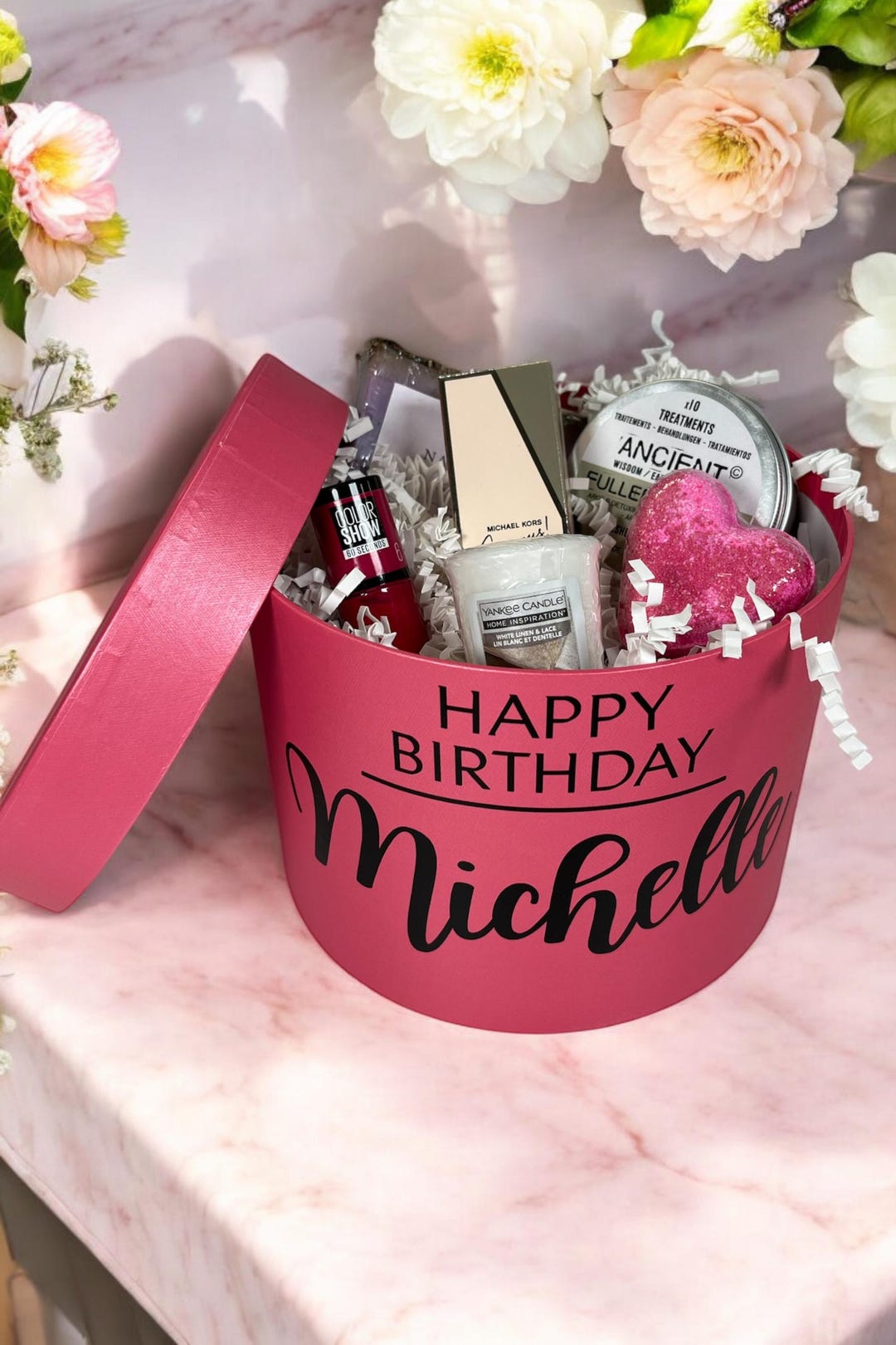Personalised Pamper Gift Set: Handmade Spa Box for Her - Etsy
