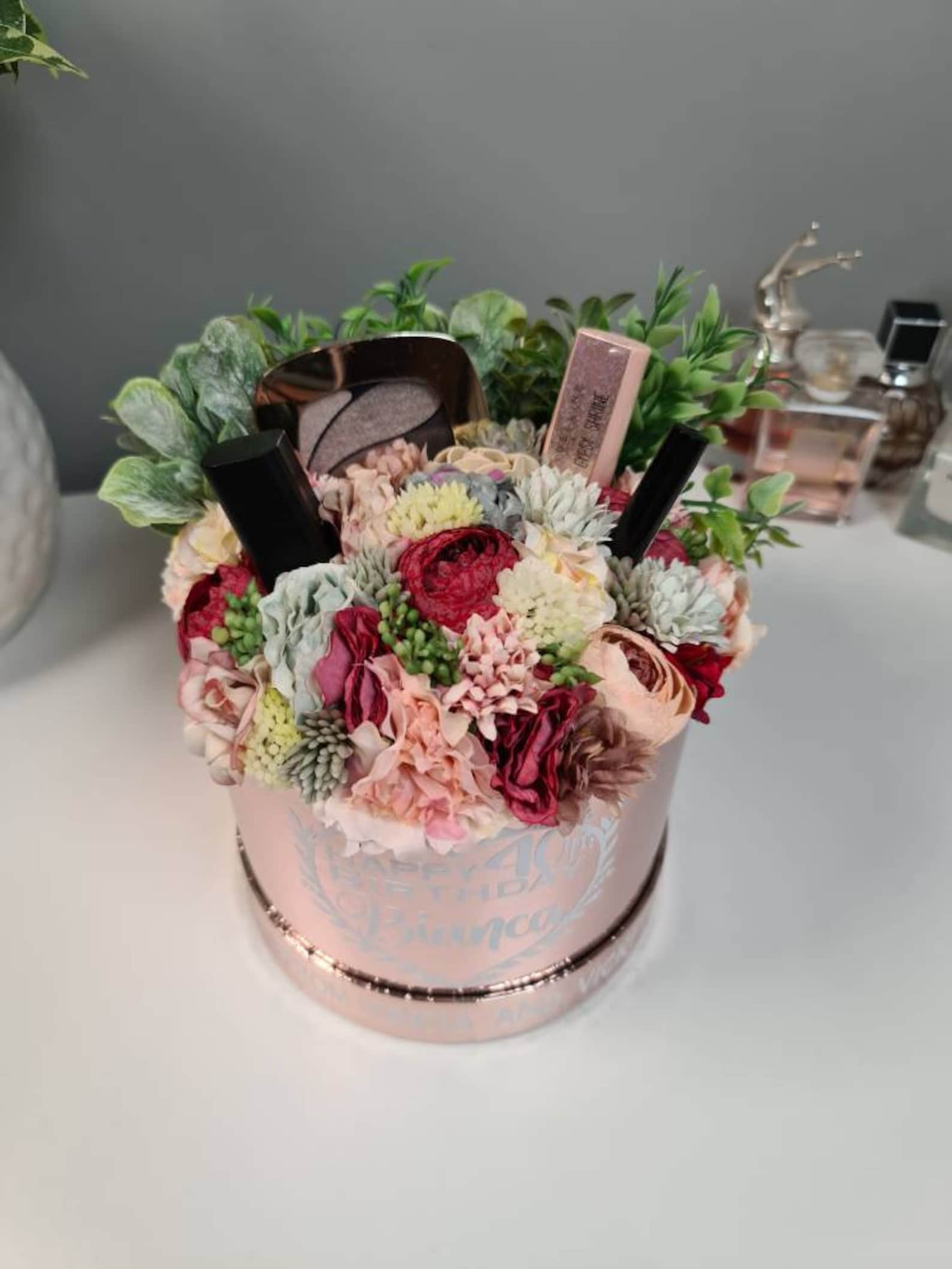 Personalised Makeup Bouquet Makeup Gift Set 21st Birthday - Etsy UK