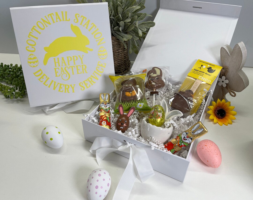 Personalised Chocolate Easter Gift Box Chocolate Hamper - Etsy UK