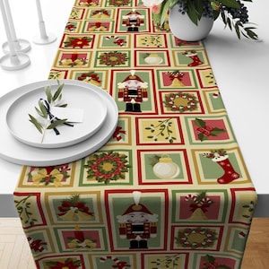 Christmas Table Runner|winter Trend Tablecloth|christmas Home Decor ...