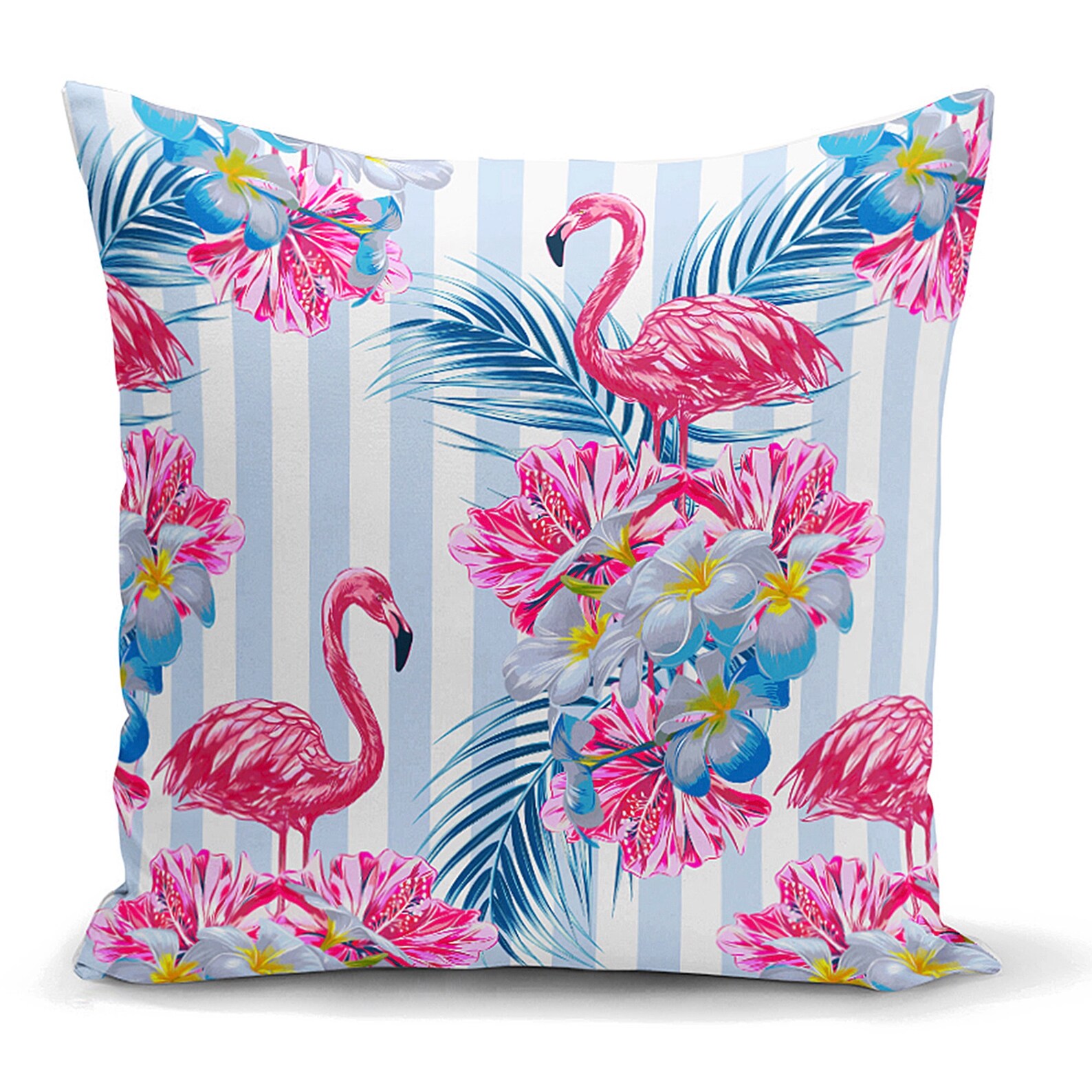 Flamingo Pillow Coverpink Flamingo Cushion Coverhousewarming - Etsy