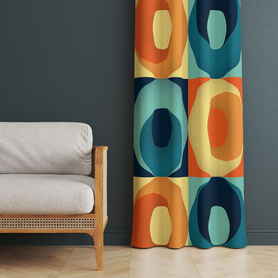 Retro Style Curtainhousewarming Bohemian Window Decorthermal Insulated ...