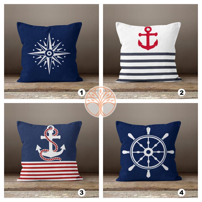 Nautical Pillows - Etsy