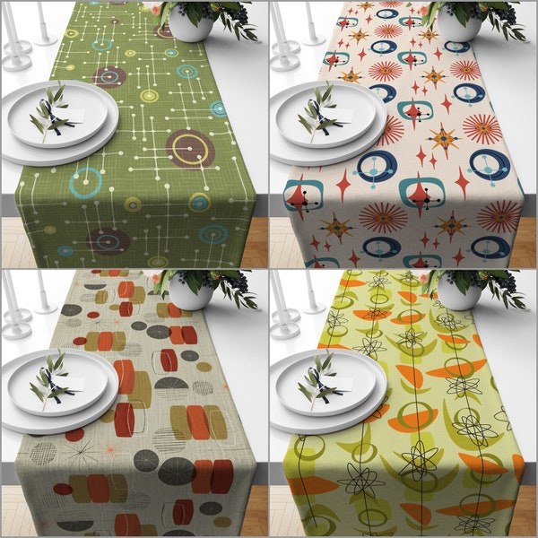 Modern Table Runner - Etsy