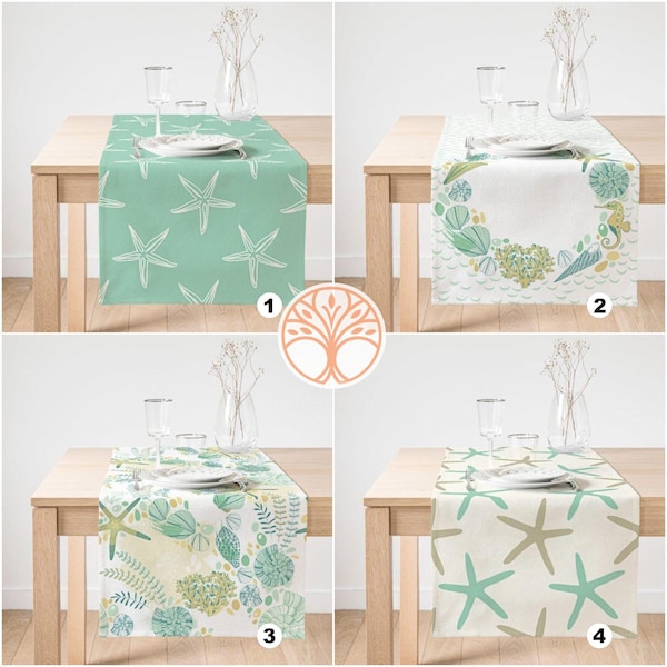 Beach Table Runner - Etsy