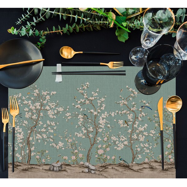 Japanese Style Table Mat - Etsy