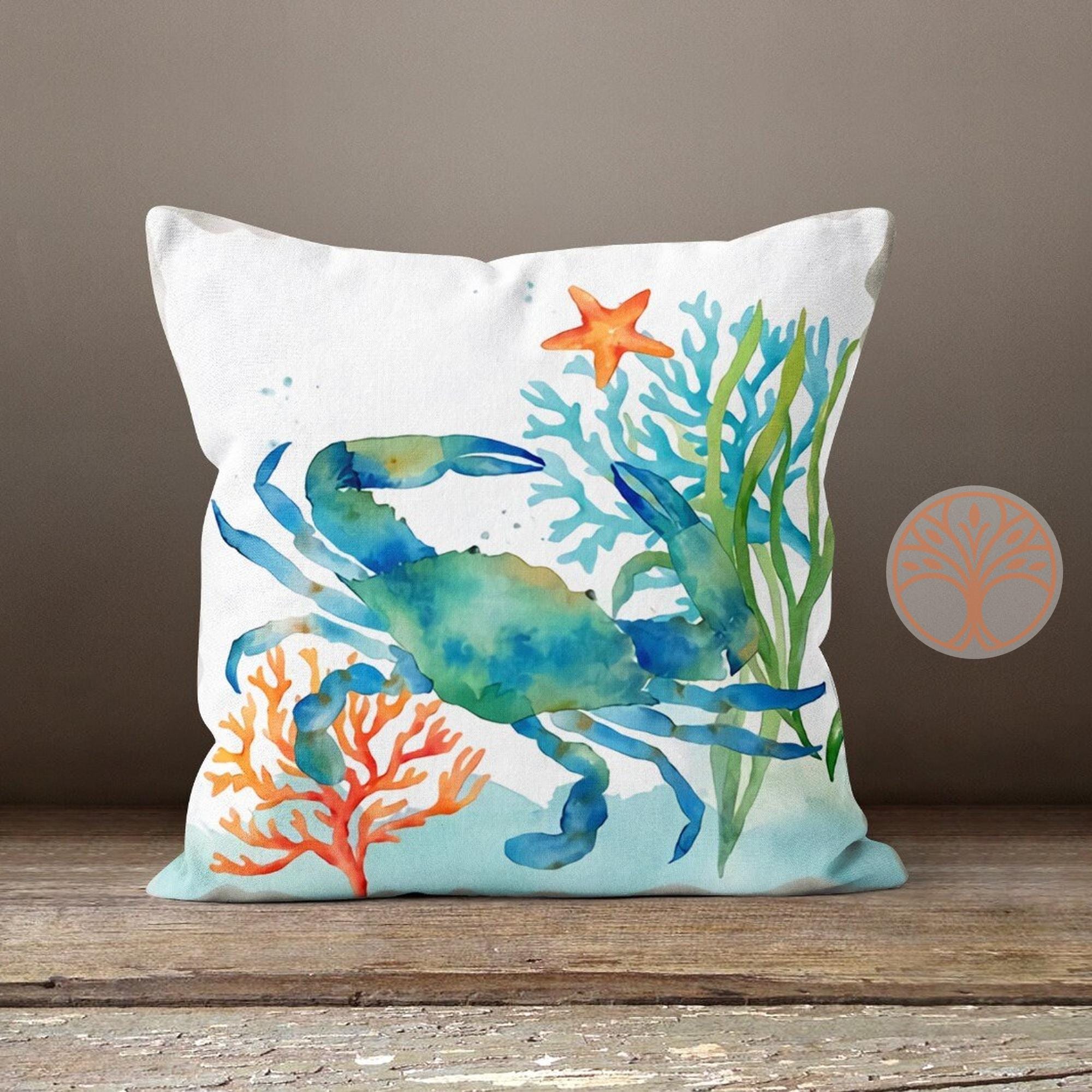 Nautical Pillow Case|coastal Pillow Cover|summer Trend Navy Blue Marine ...