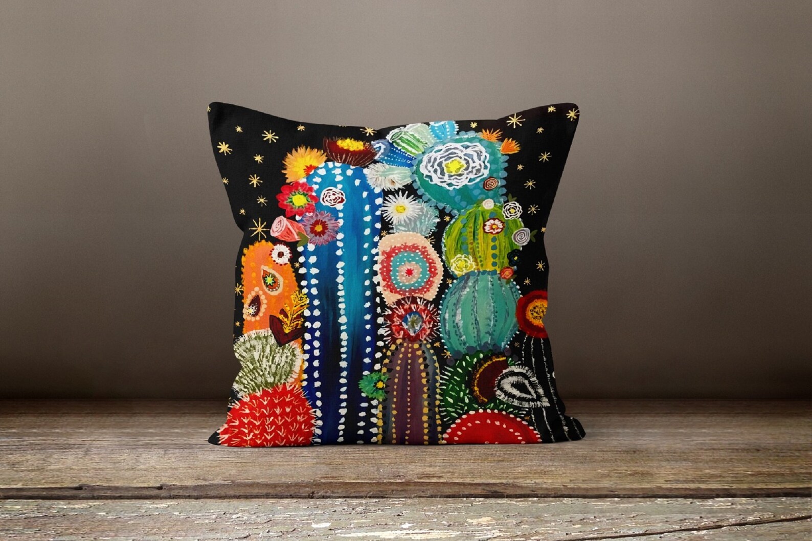 Cactus Pillow Covers Cactus Cushion Casedecorative Pillow - Etsy