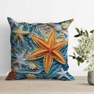 Sailing Ship Cushion Case|nautical Pillow Cover|coastal Home Decor ...