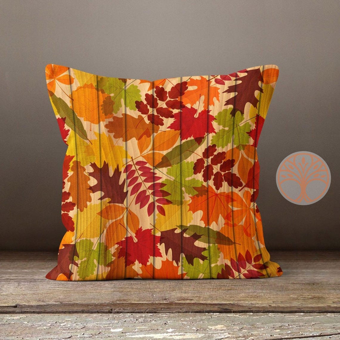Fall Trend Pillow Cover|autumn Cushion Case|dry Leaves Throw Pillowtop ...
