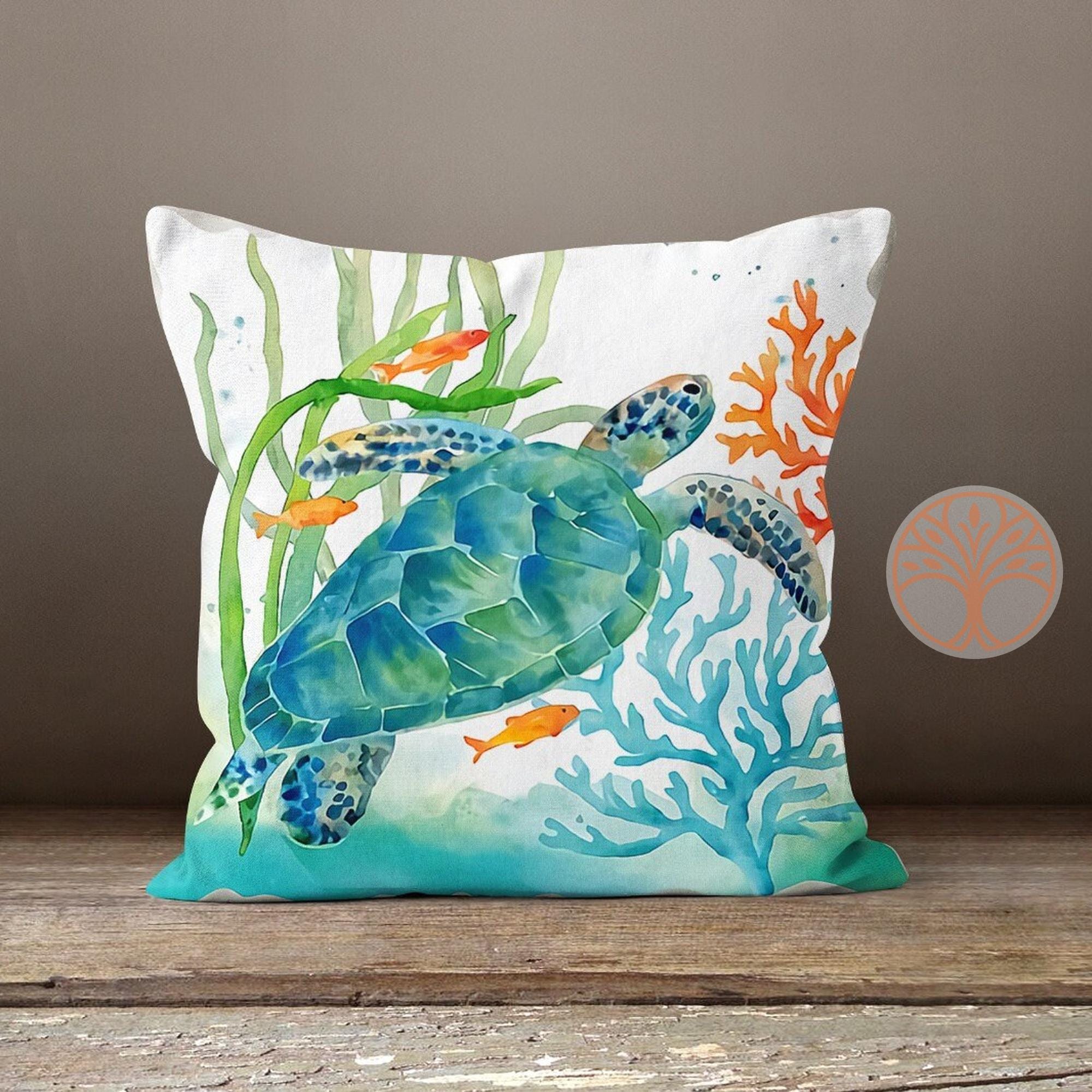 Nautical Pillow Case|coastal Pillow Cover|summer Trend Navy Blue Marine ...
