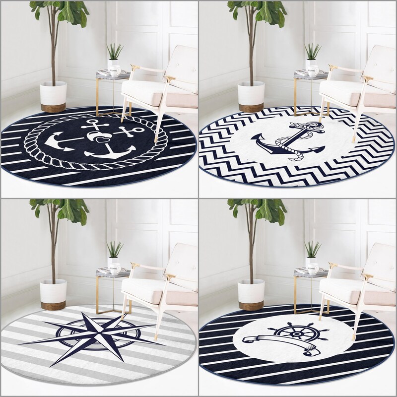 Nautical Rug - Etsy