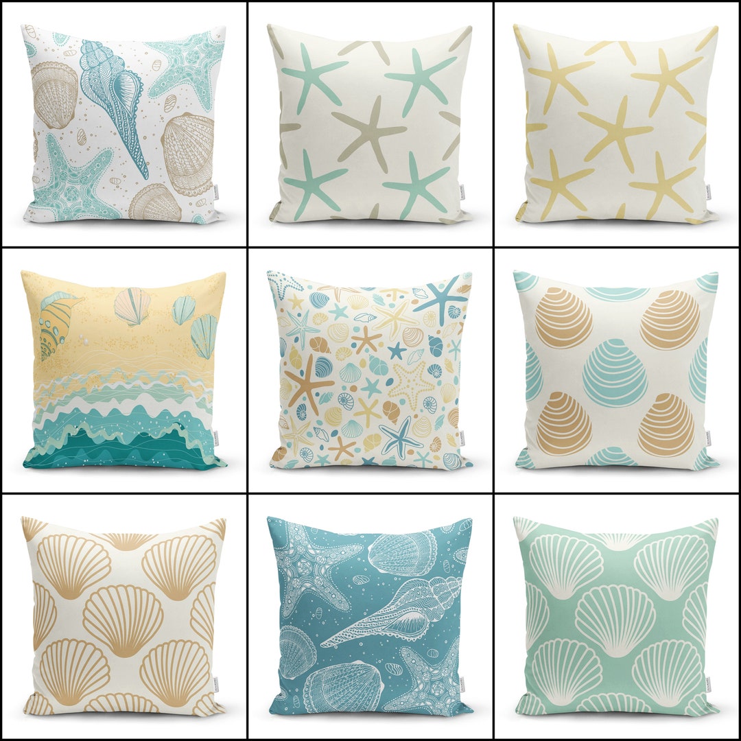 Beach House Pillow Cover|coastal Cushion Case|decorative Nautical ...