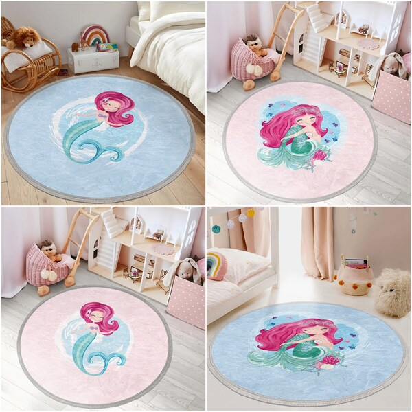 Mermaid Area Rug - Etsy