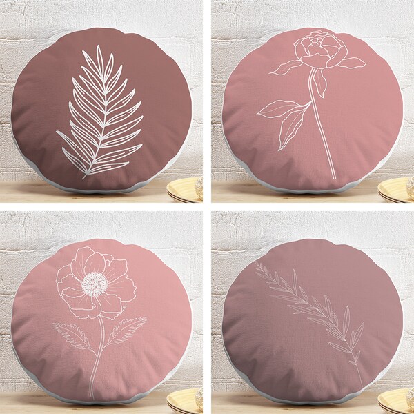Circle Pillow - Etsy