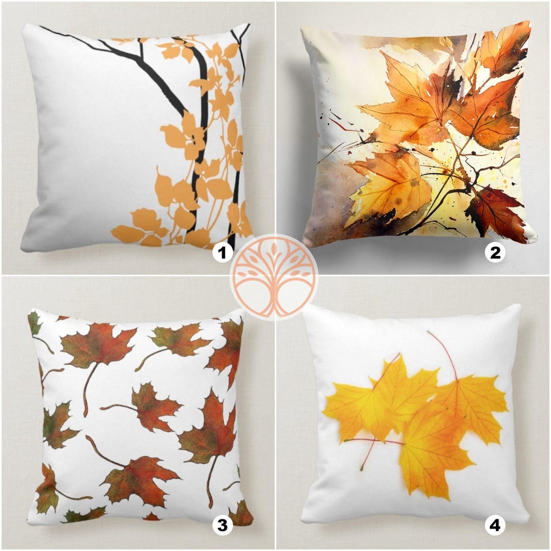 Fall Trend Pillow Cover|autumn Cushion Case|autumn Tree Throw Pillow ...