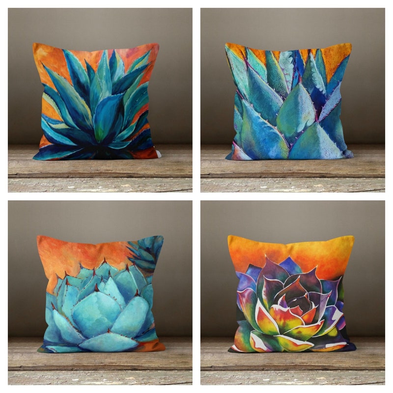 Outdoor Succulent Cushion - Etsy