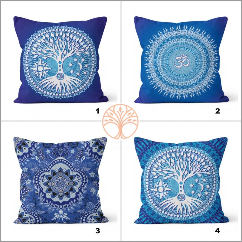 Mandala Pillow - Etsy