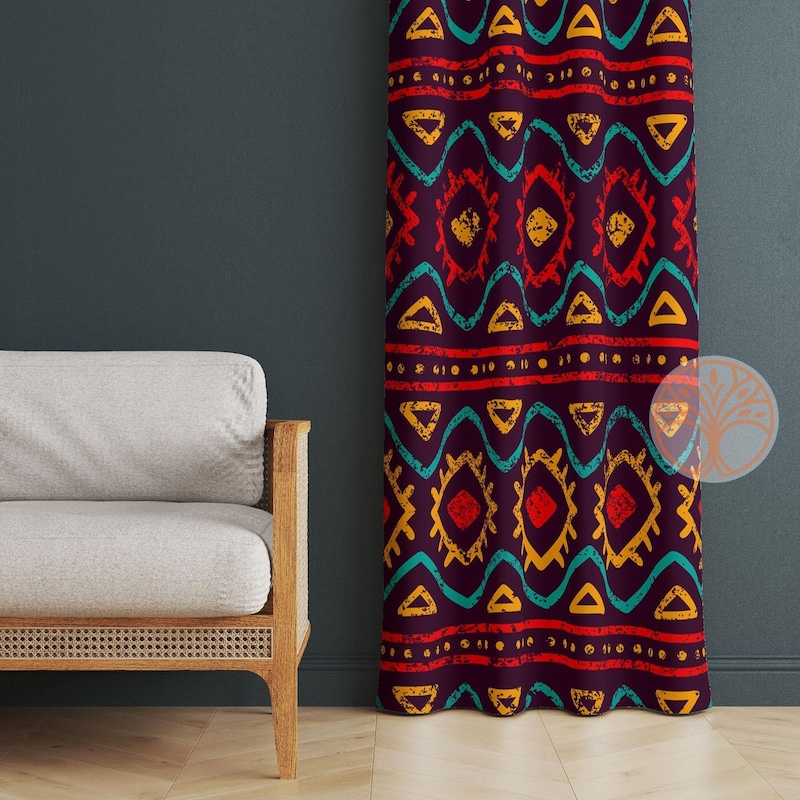 Terracotta Curtain - Etsy