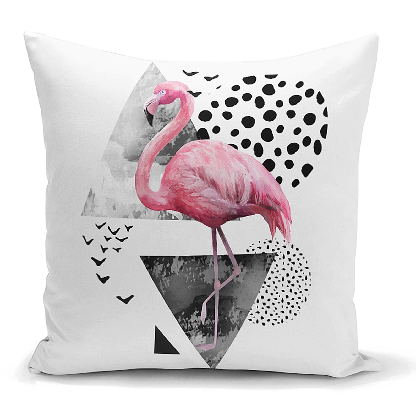 Flamingo Pillow Coverpink Flamingo Cushion Coverhousewarming - Etsy