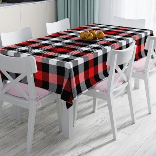 Plaid Tablecloth - Etsy