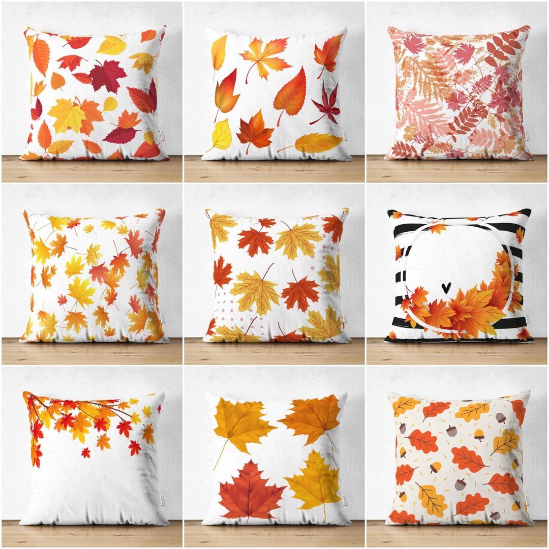Fall Trend Pillow Coversuede Autumn Cushion Caseorange - Etsy