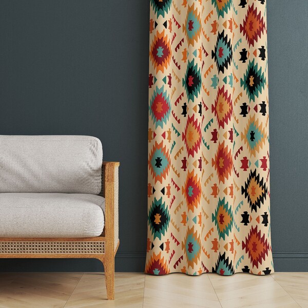 Terracotta Curtain - Etsy