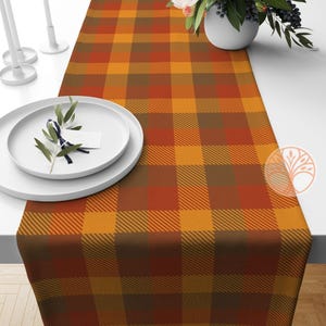 Fall Trend Table Runner|houses With Fall Trees Table Runner|autumn Home ...