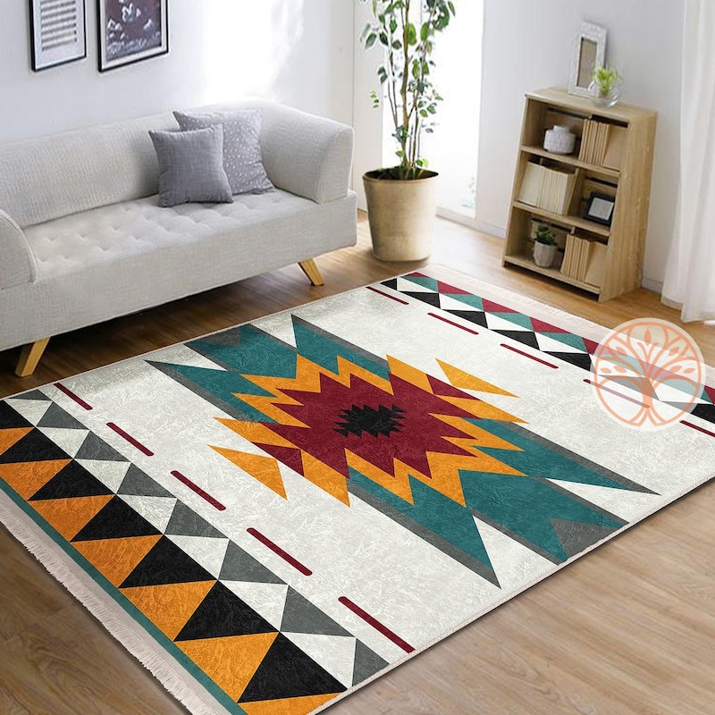 Aztec Rug - Etsy