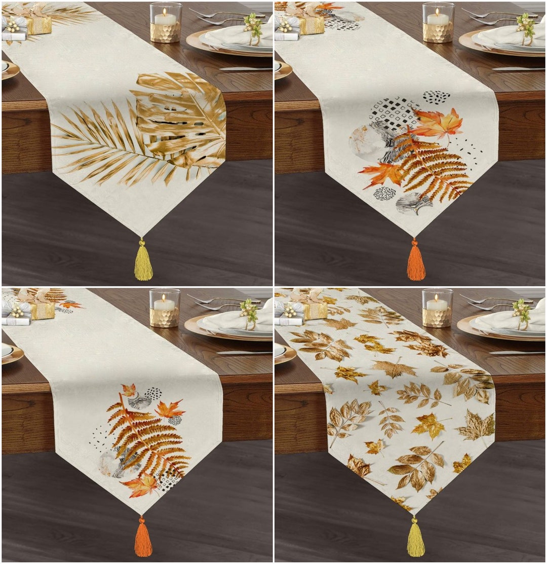 Fall Trend Table Runnerhigh Quality Triangle Dining Table - Etsy