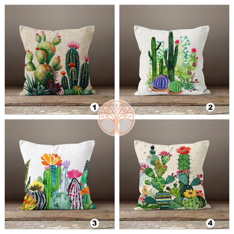 Cactus Cushion - Etsy UK