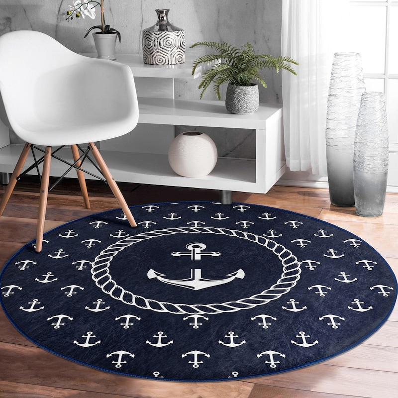 Nautical Rug - Etsy