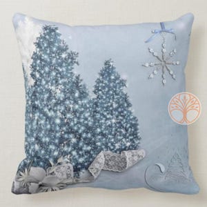 Winter Pillow Covers|winter Tree Throw Pillow|decorative Winter Pillow ...