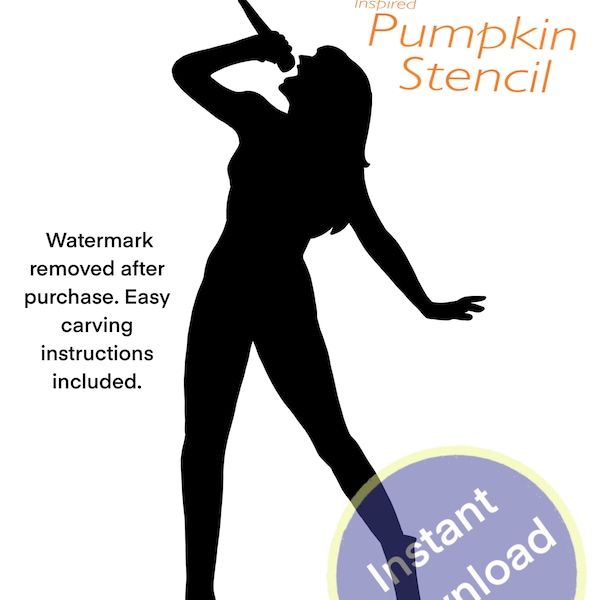 Taylor Pumpkin Stencil - Etsy