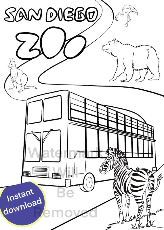 Zoo Coloring Book