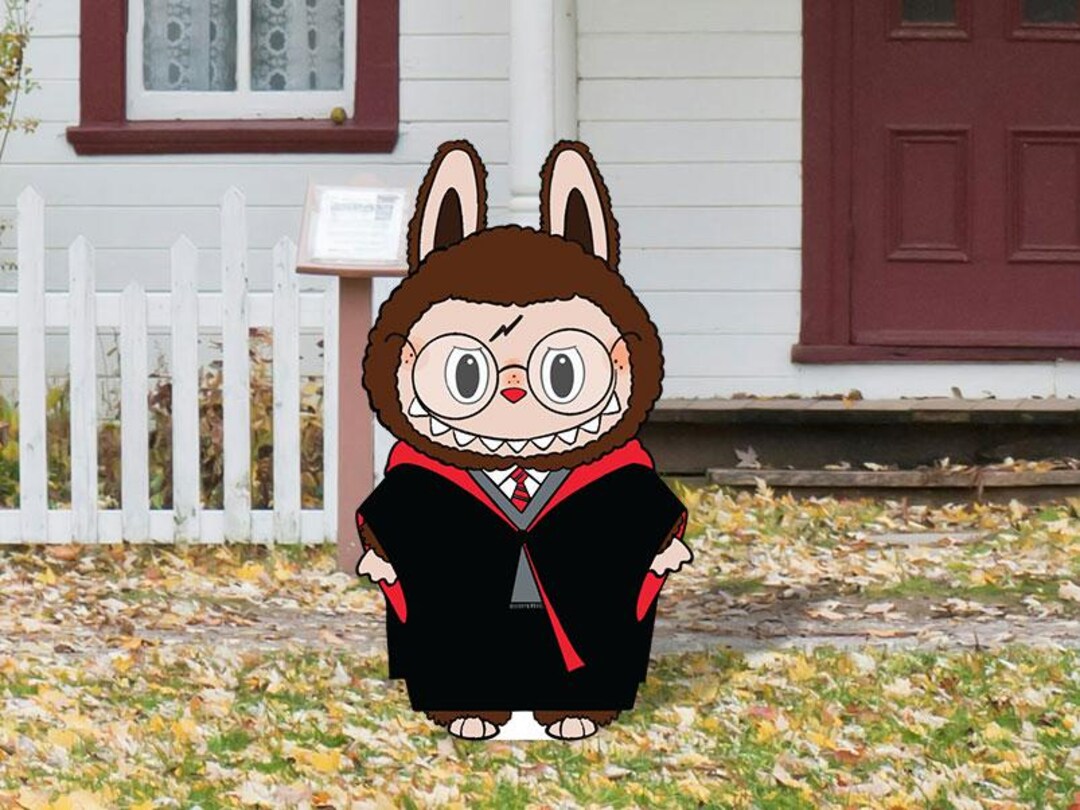 Labubu Harry Potter Halloween Lawn Decor Sign - Etsy