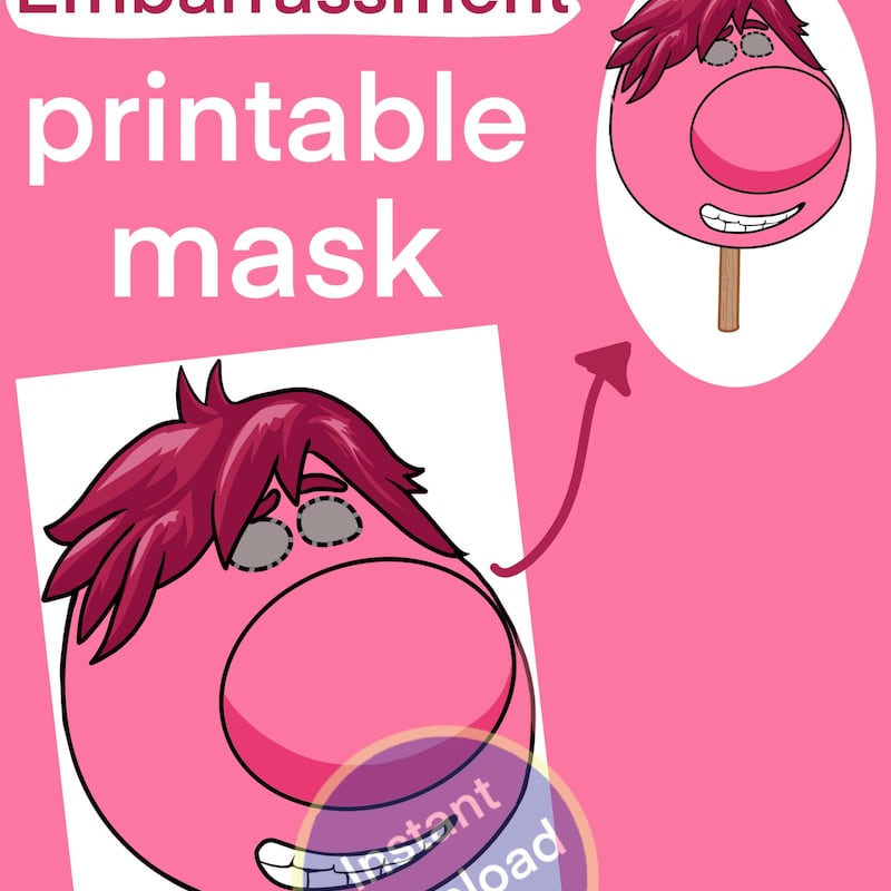 Inside Out Costume Masks - Etsy