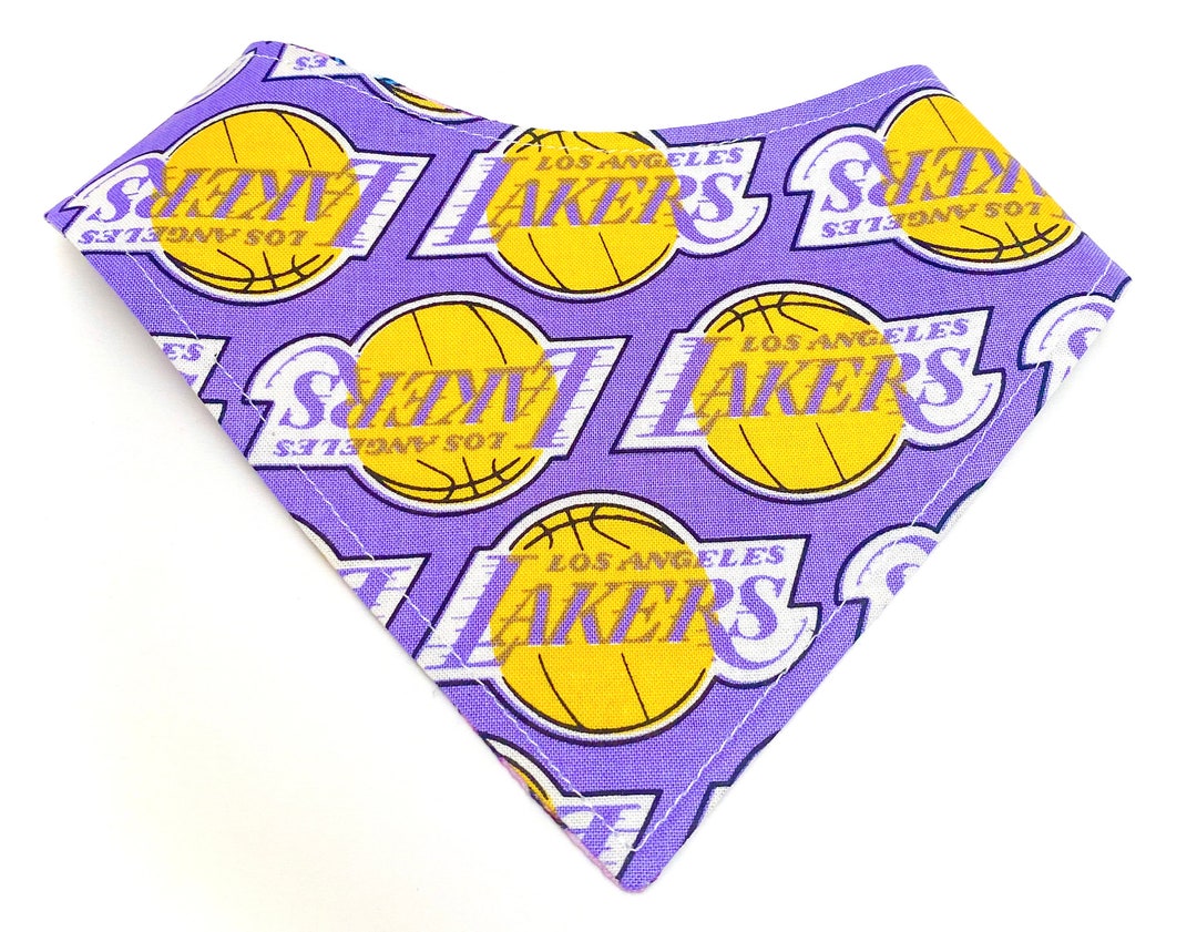 Lakers Dog Bandana, Los Angeles Lakers, Basketball, NBA, Pet Bandana ...