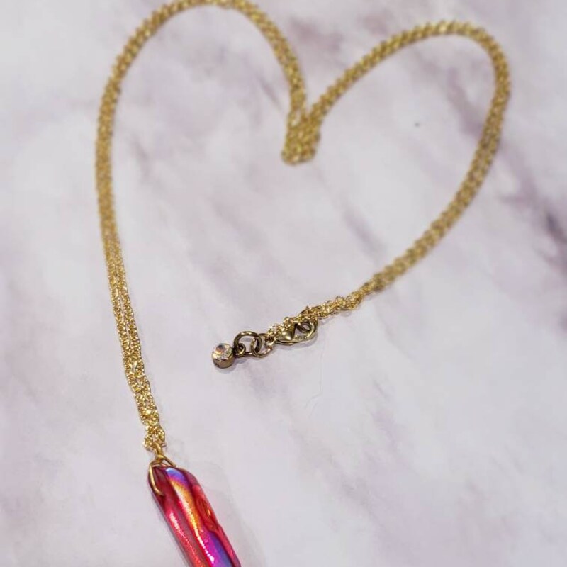 Ruby Aura Quartz - Etsy