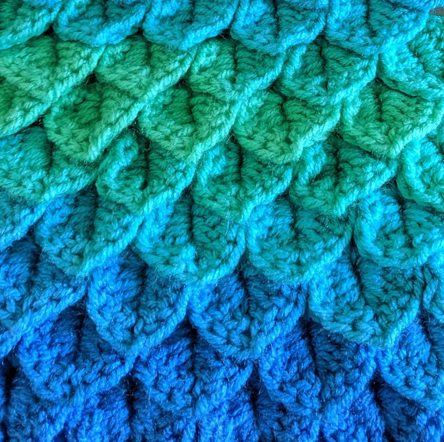 Dragon Scale Crochet Shawl (PATTERN ONLY) - Etsy UK