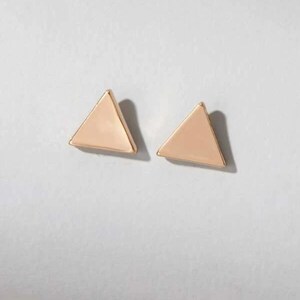 Tiny Triangle Gold Stud Earrings Boho Jewelry Gold Statement - Etsy